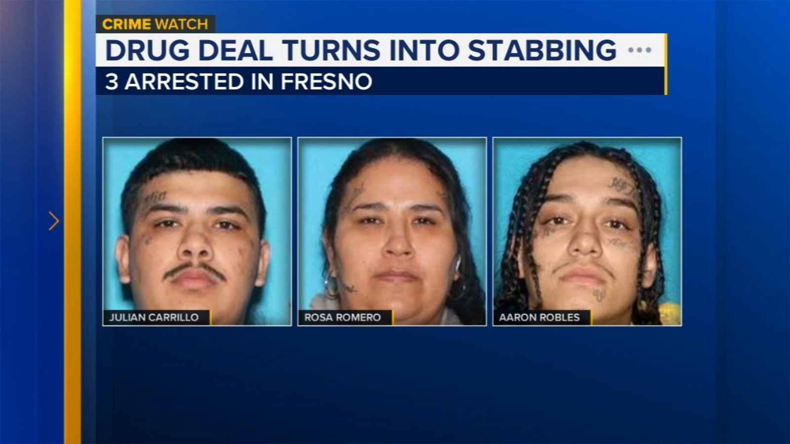 Drug deal turns into stabbing of 2 people in central Fresno, police say - ABC30 Fresno