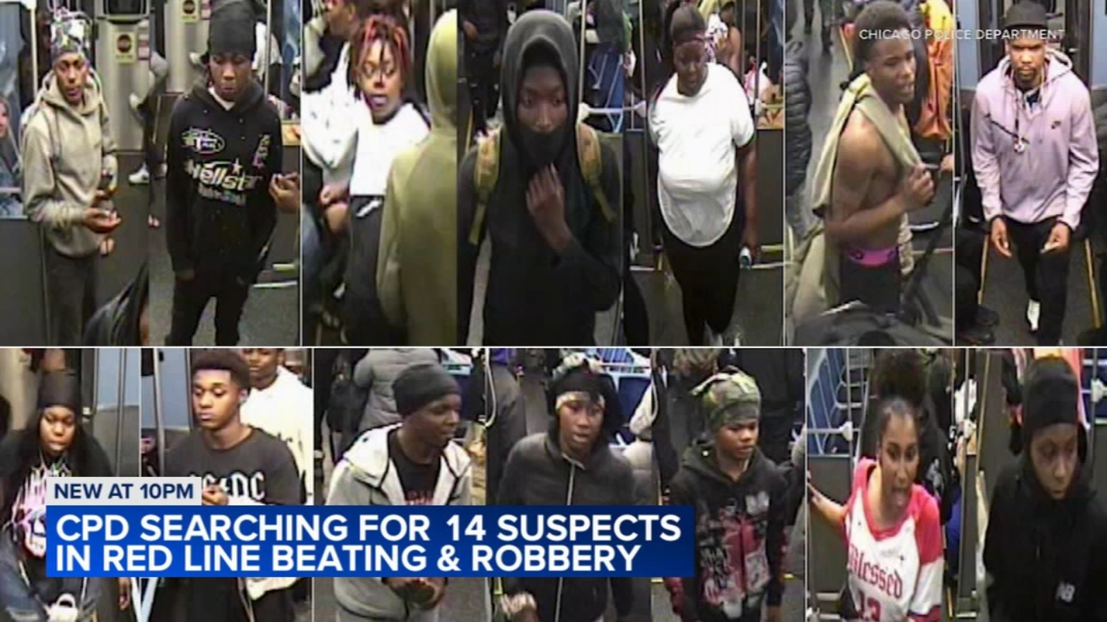 Chicago crime: 14 suspects wanted in beating, robbery of couple on CTA ...