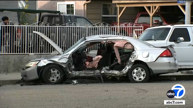 Dramatic new bodycam and dashcam videos show deadly crash involving Los Angeles Police ...
