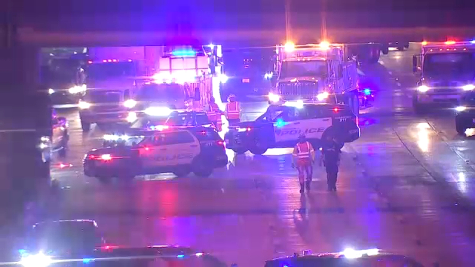 Woman killed in multi-vehicle crash involving big rig on I-10 near ...