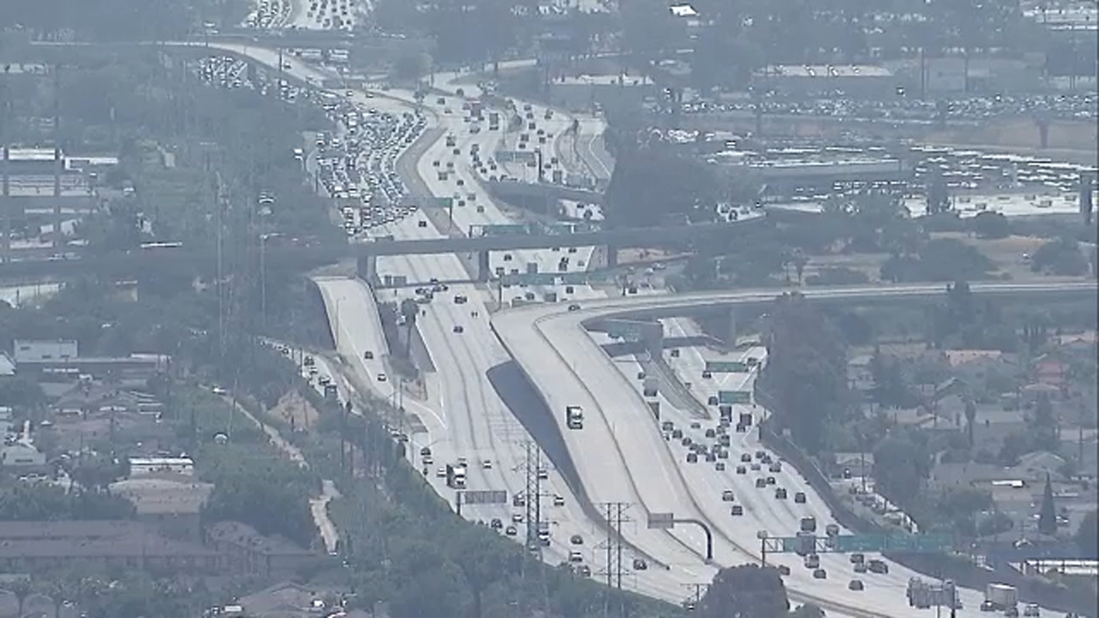 Deadly crash shuts down northbound lanes of 110 Freeway for hours in Gardena - ABC7 Los Angeles