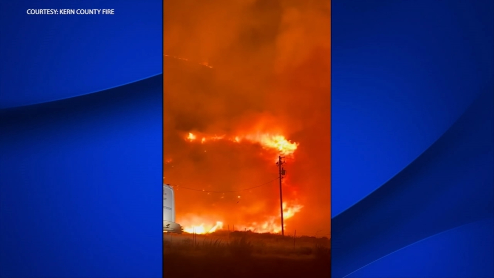 Fort Fire: Wildfire burning in Grapevine closes one lane of Interstate ...
