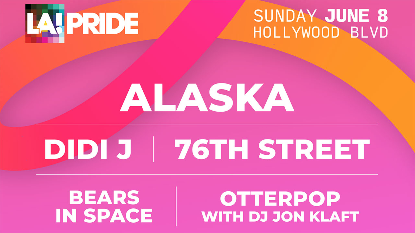 Headliners announced for Sunday's free LA Pride Village concert in ...