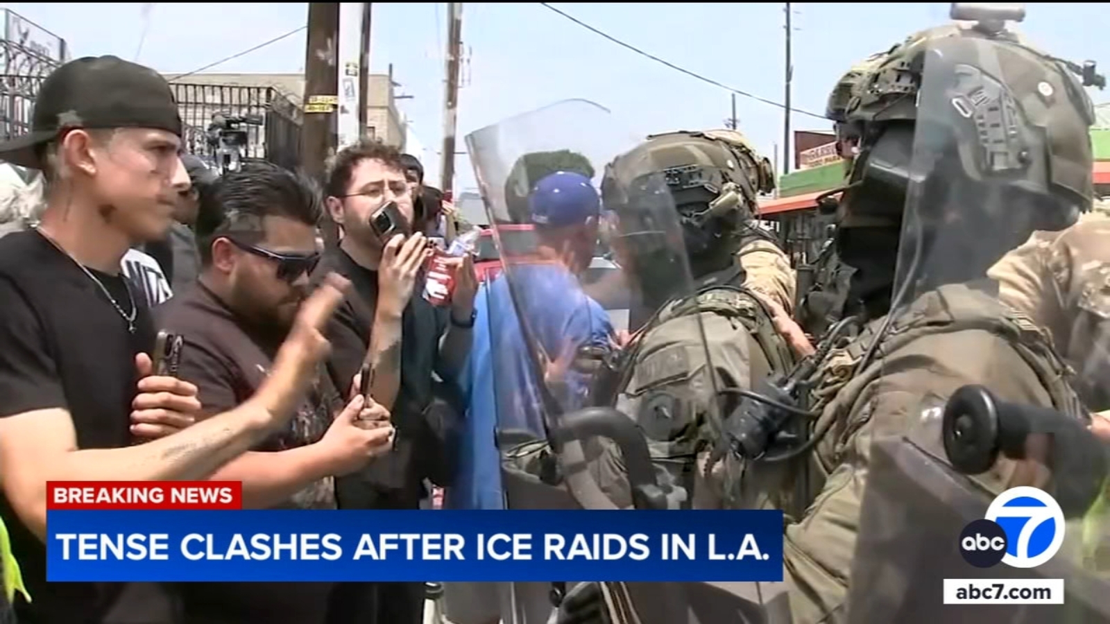 Hundreds of protesters rally outside federal building to condemn ICE ...