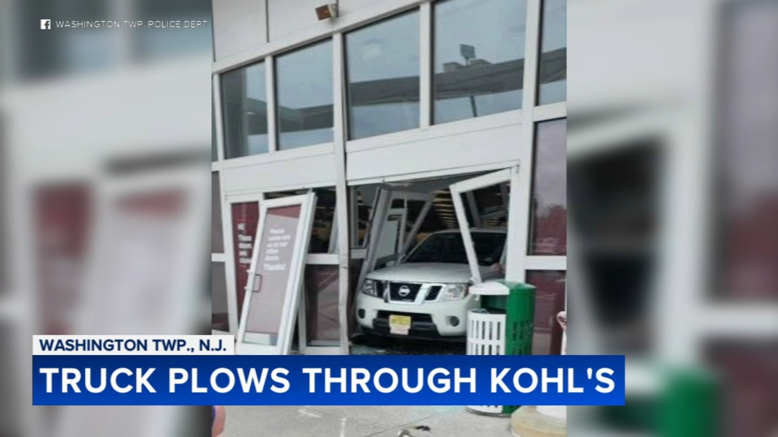 Driver accidentally plows truck through Kohl's in Washington Township ...