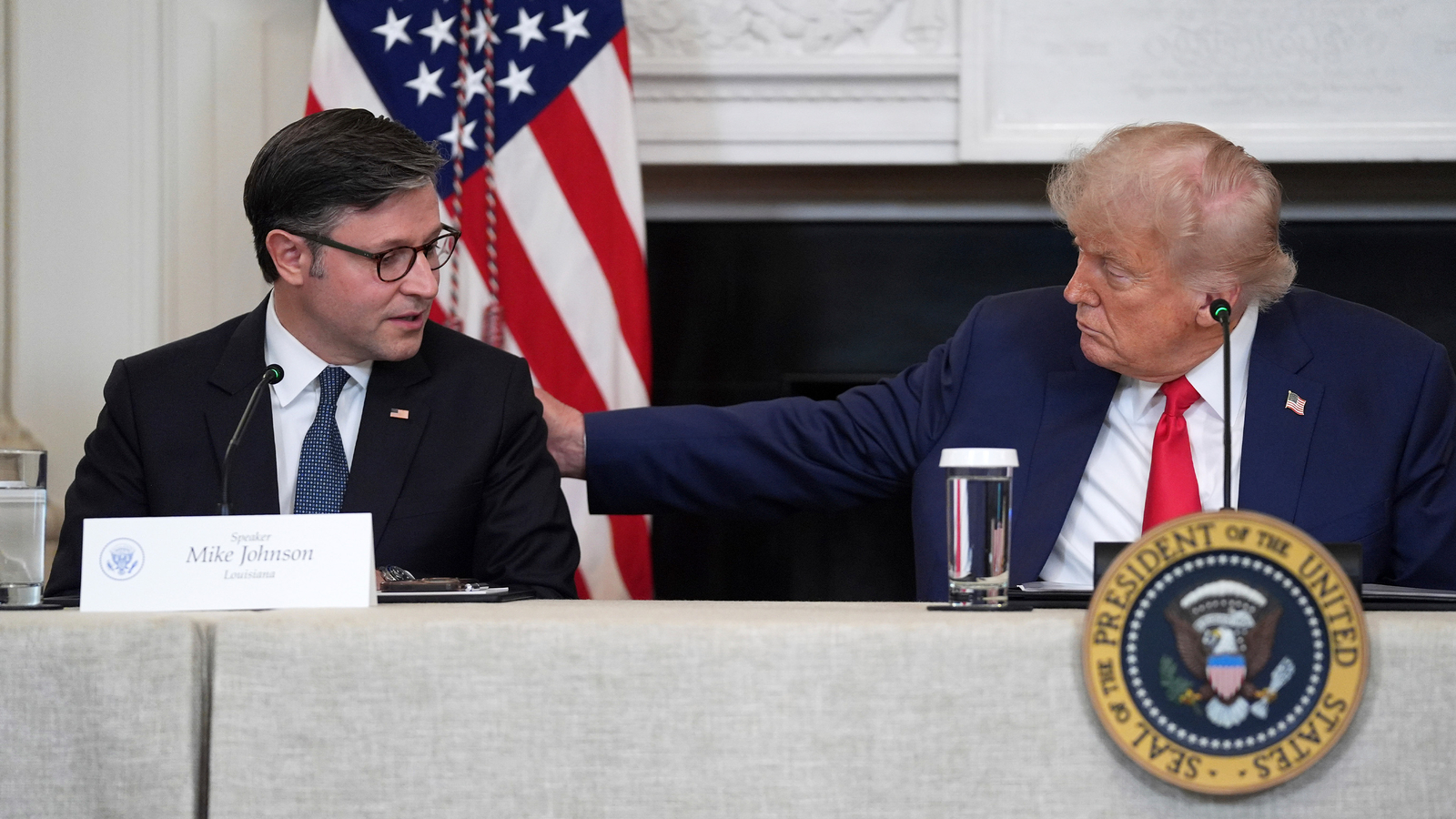 Speaker Mike Johnson, backing Trump's LA actions, says Gov. Gavin ...