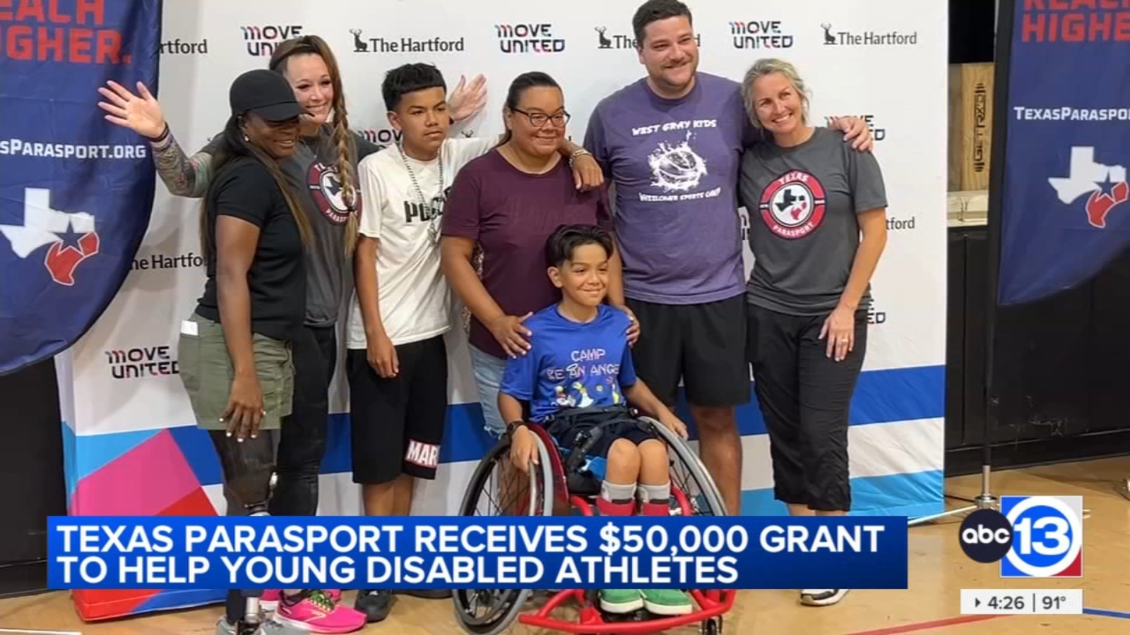 Big support brings new equipment for athletes with disabilities - ABC13 ...