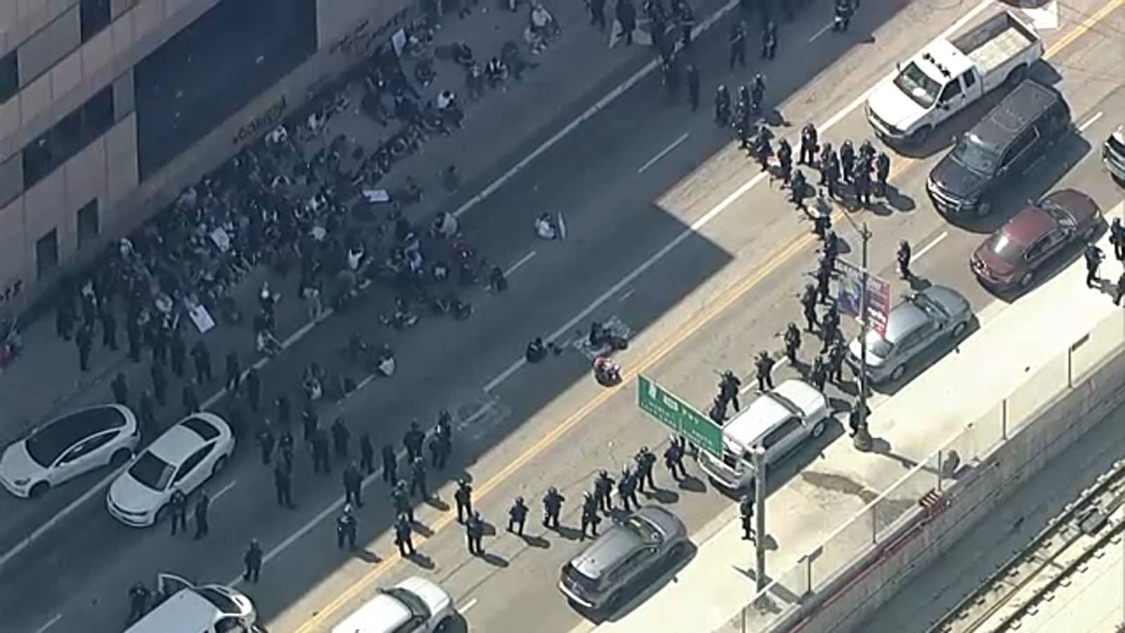 LAPD says officers are making arrests in DTLA after dispersal order ...