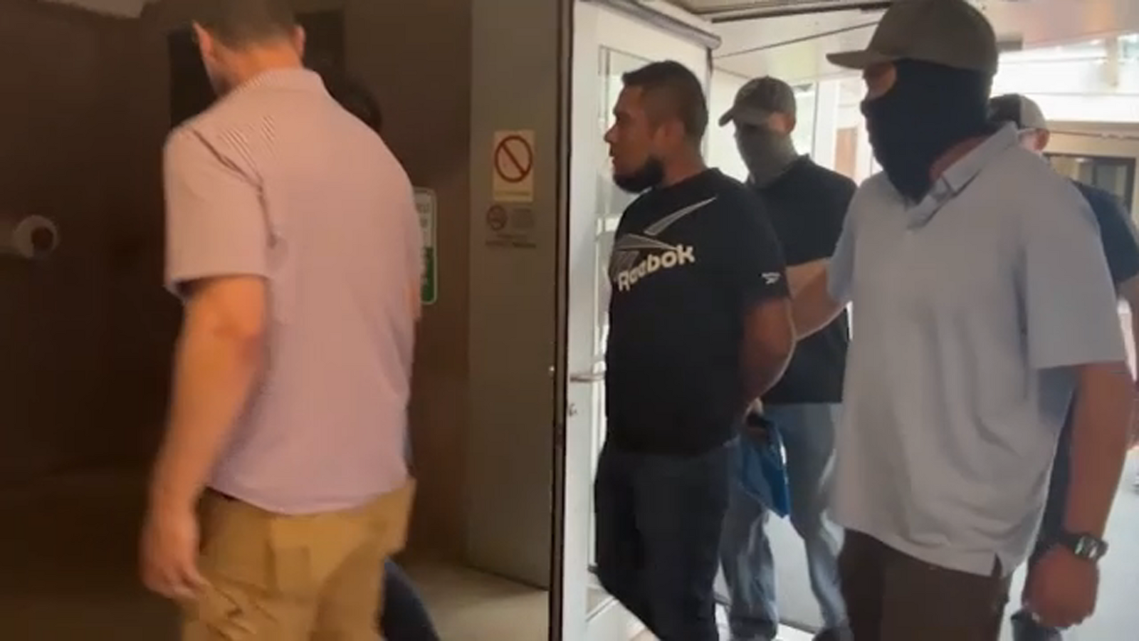 At least 6 men detained by ICE steps outside federal immigration ...