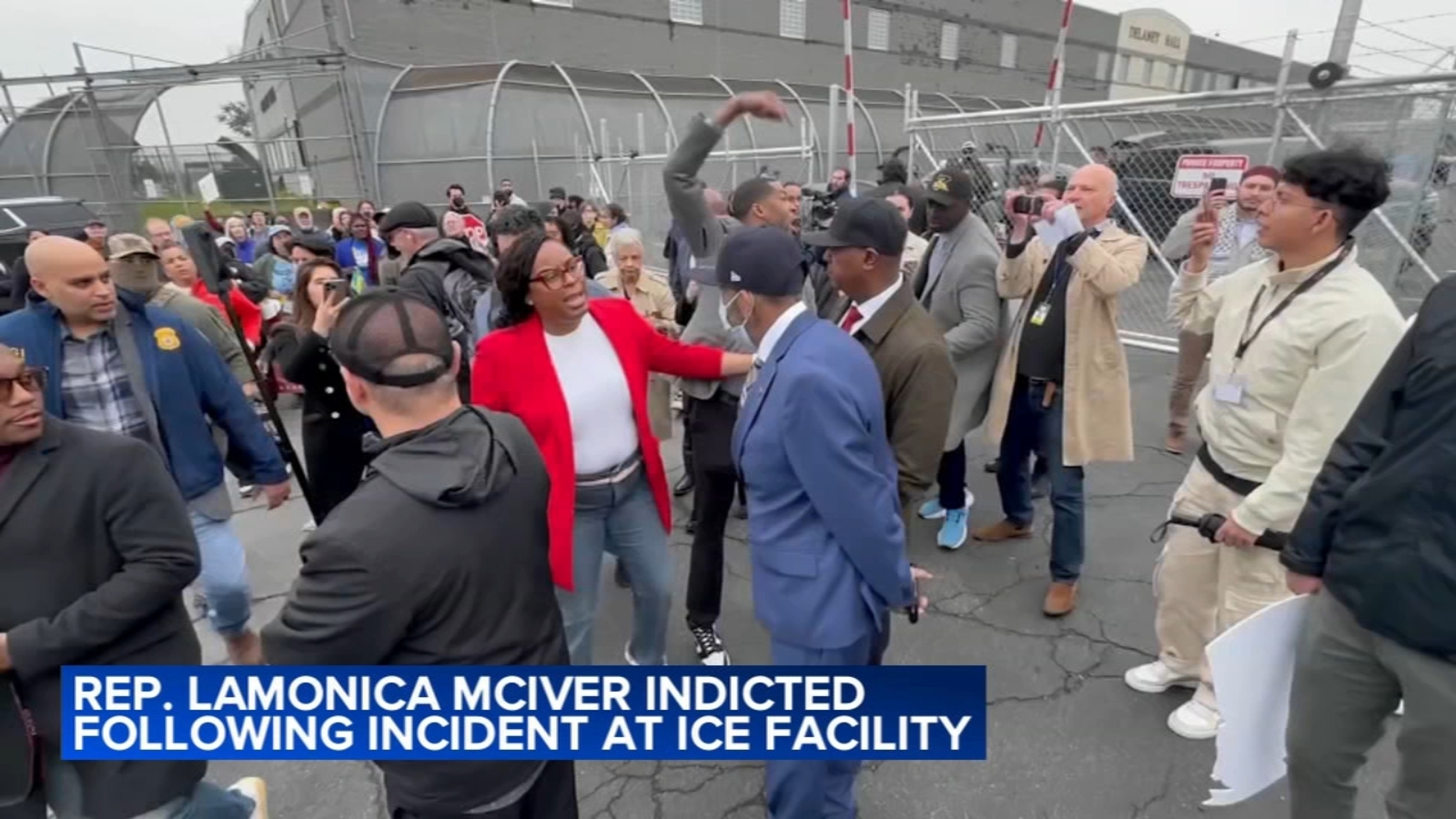 US Rep. LaMonica McIver indicted on federal charges from skirmish at New Jersey immigration ...