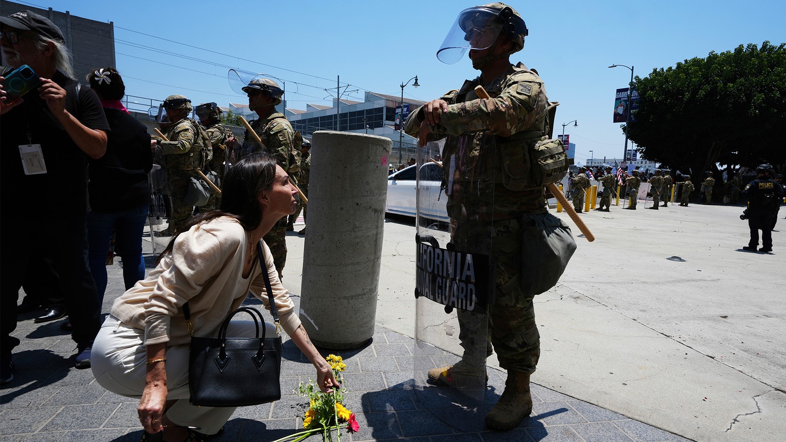 National Guard troops are trained to accompany ICE agents, commander ...