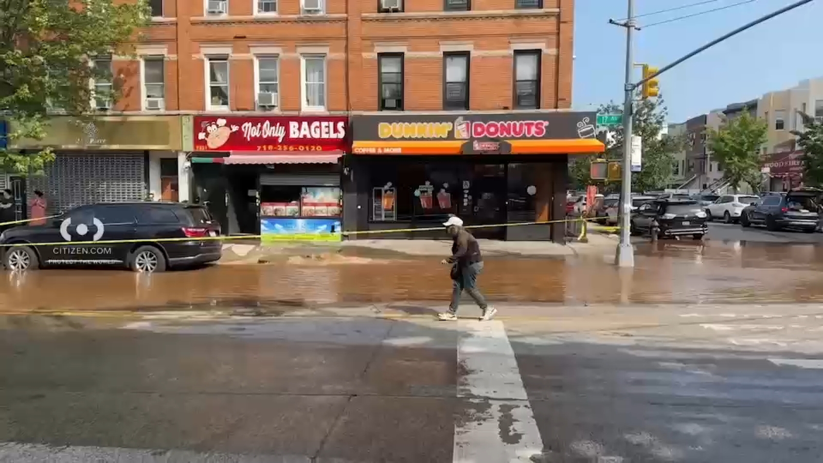 Water main in Bensonhurst, Brooklyn ruptures; crews working on repairs ...