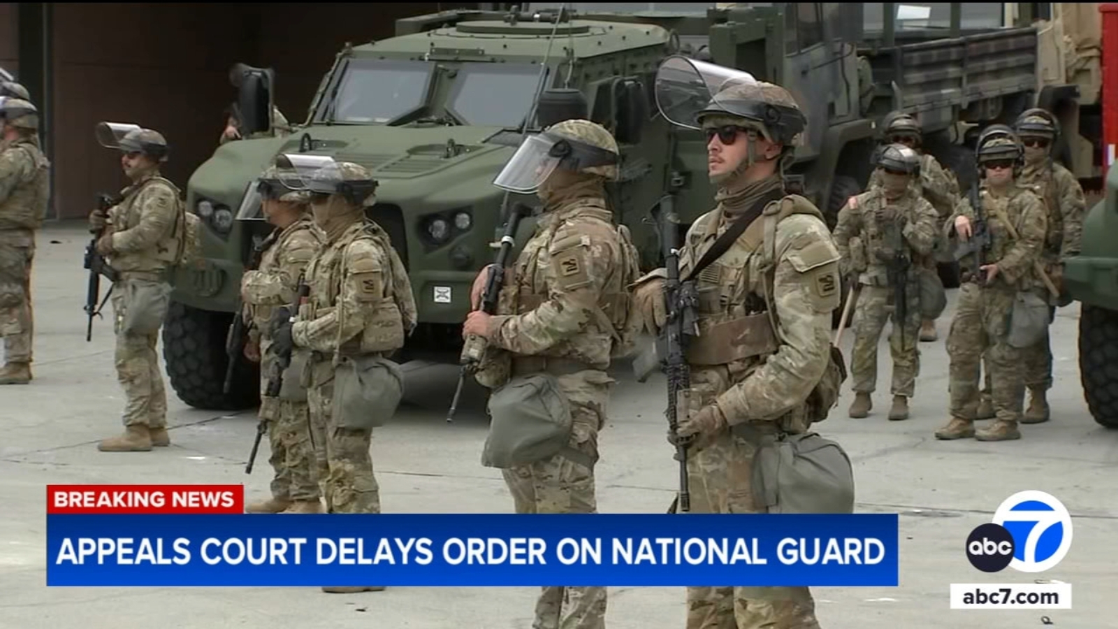 Appeals court temporarily blocks judge's ruling to return control of National Guard to ...