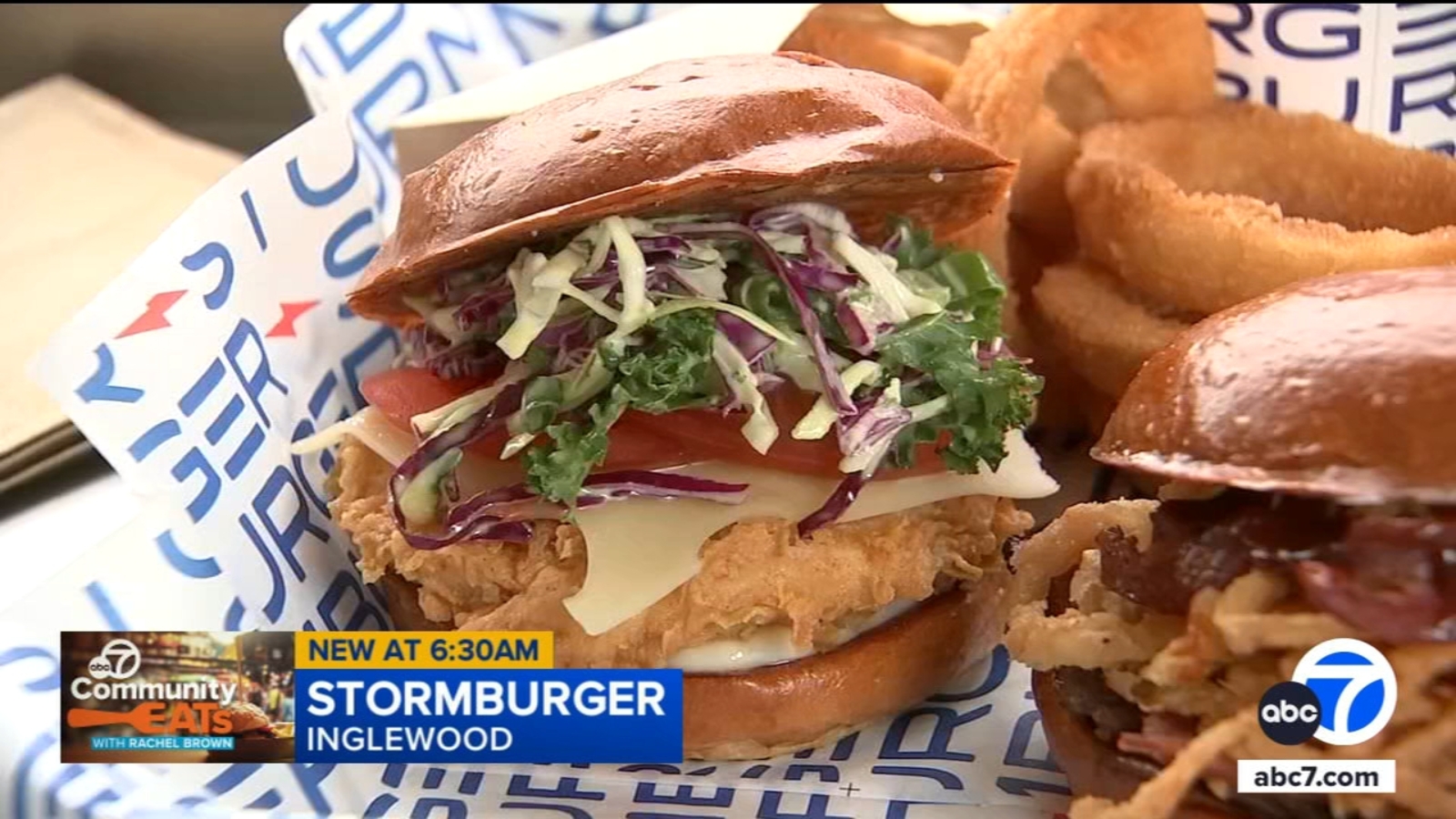 StormBurger promises 100% chance of yum in Inglewood, California - ABC7 ...