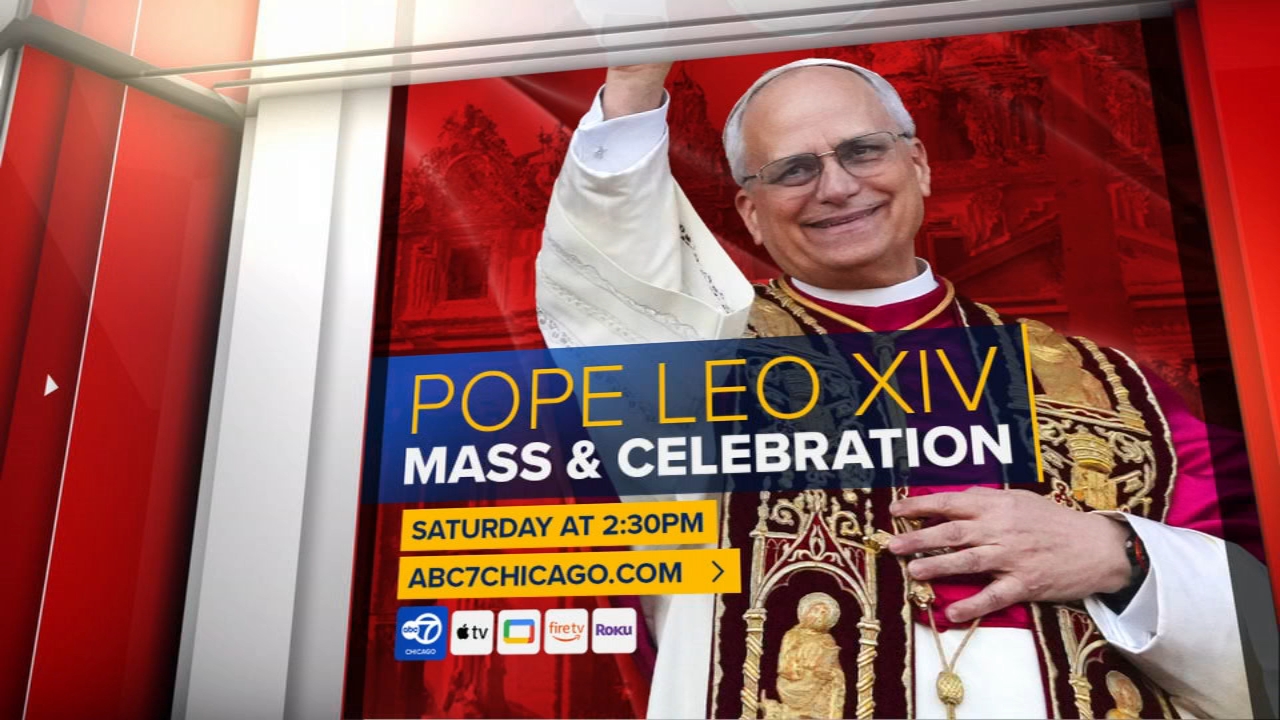Pope Leo XIV celebration Mass at Rate Field at home of Chicago White Sox on June 14 features ...