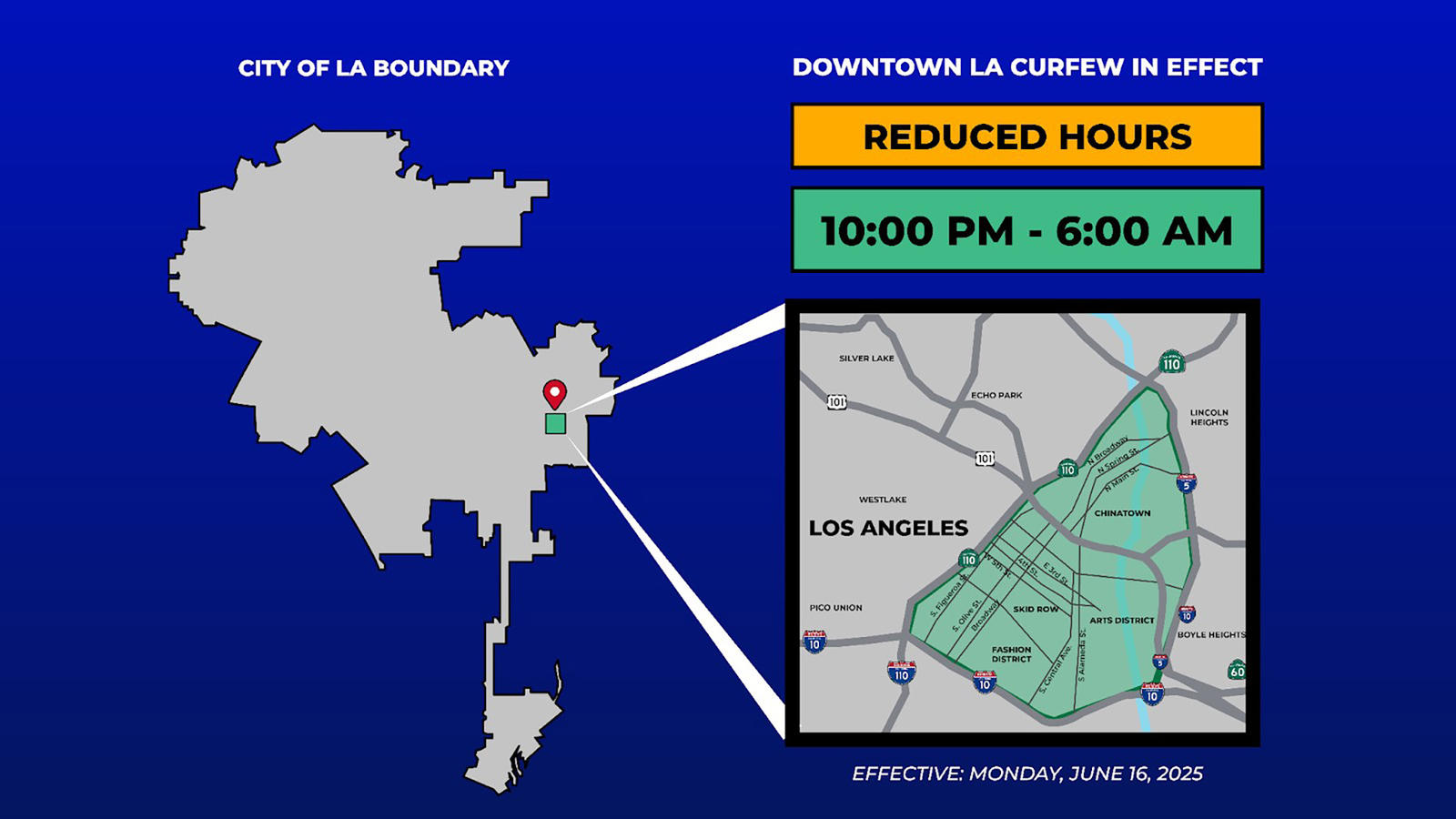 LA Mayor Karen Bass reduces curfew hours within downtown LA - ABC7 Los ...