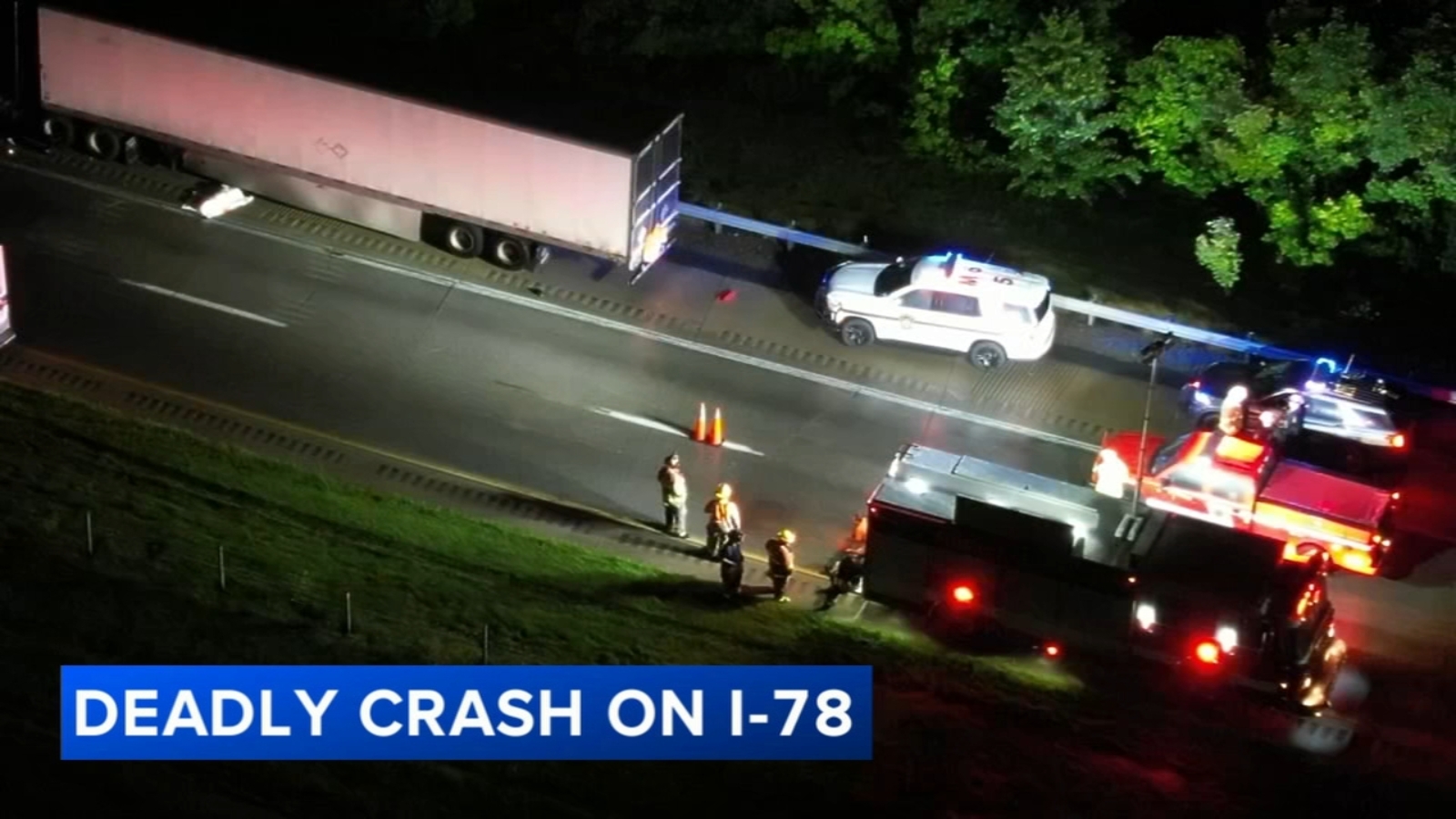 Man pushing vehicle after running out of gas fatally struck by semi on ...