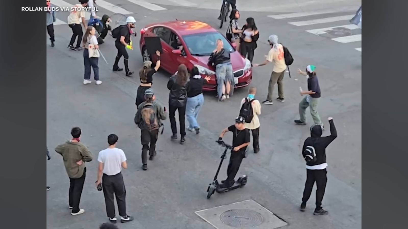 Hit-and-run driver plows through 'No Kings' demonstrators in downtown ...