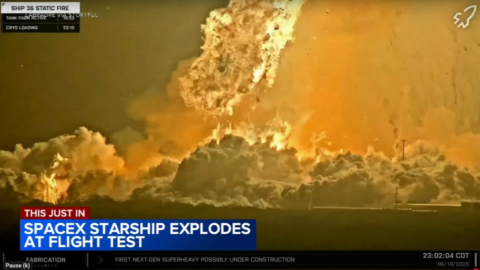 SpaceX rocket being tested in Texas explodes, but no injuries reported ...
