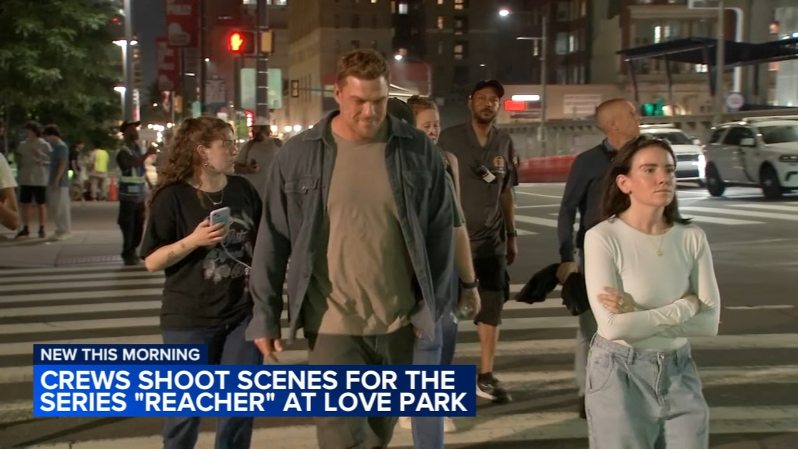 Actor Alan Ritchson spotted in Philadelphia filming scenes for series ...
