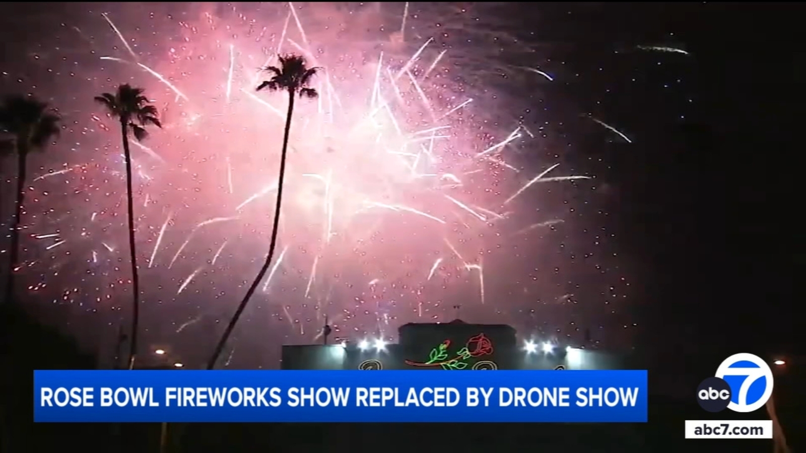 Rose Bowl replaces 4th of July fireworks with drone show due to fire ...