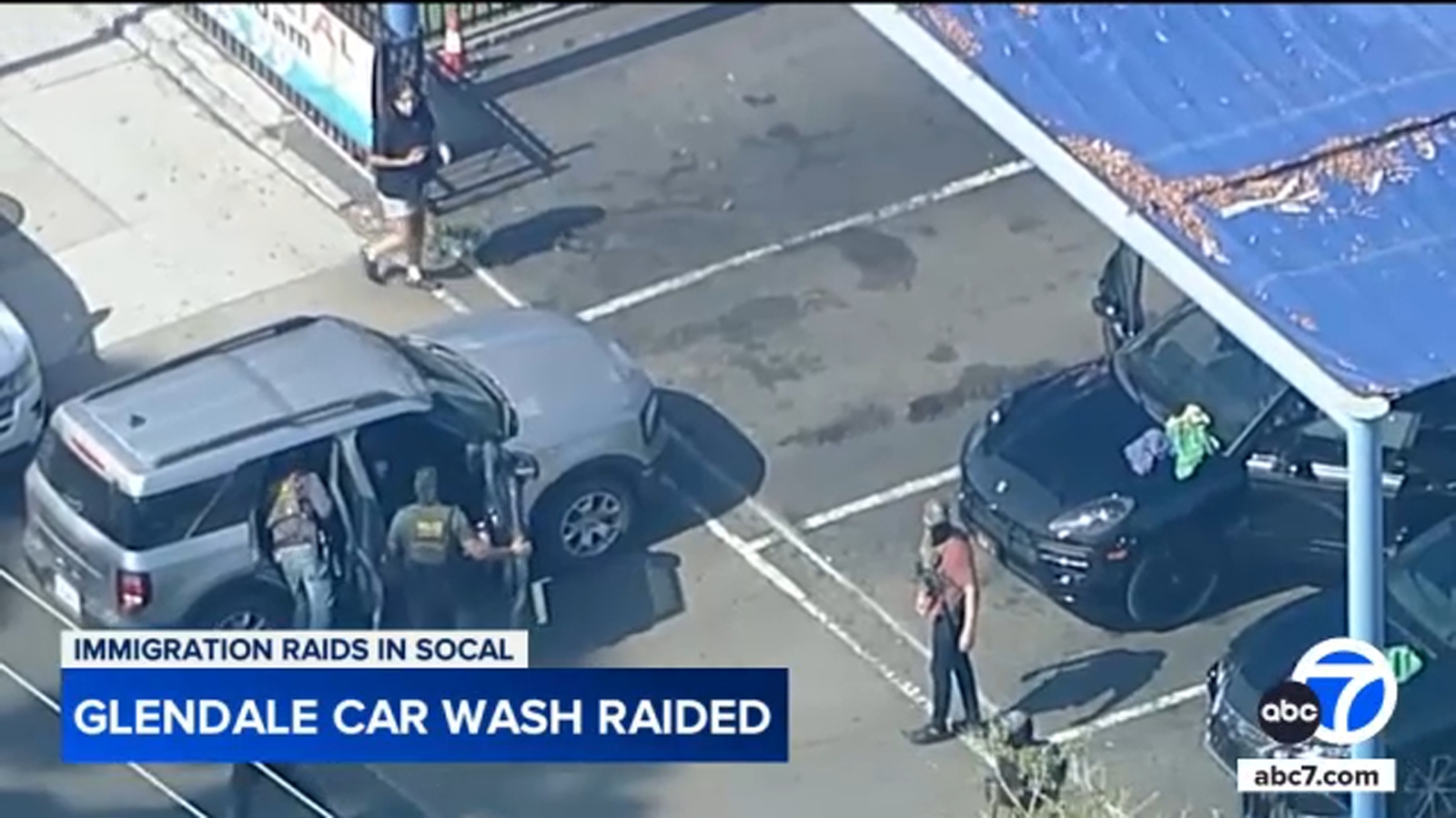2 employees detained during immigration raid at Glendale car wash ...
