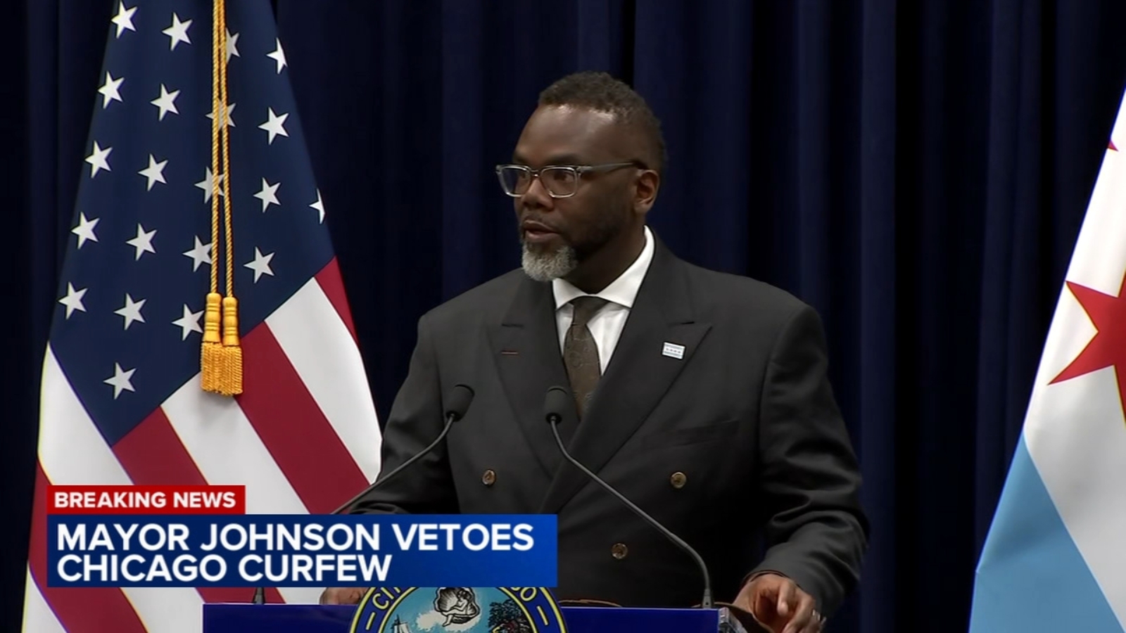 Chicago Mayor Brandon Johnson vetoes controversial curfew plan passed ...