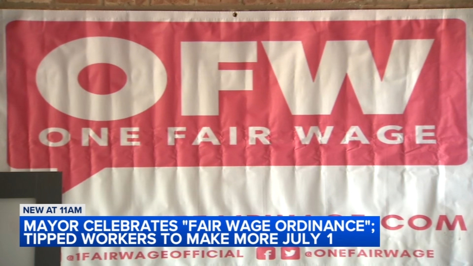 Chicago minimum wage: Mayor Brandon Johnson celebrates One Fair Wage ...