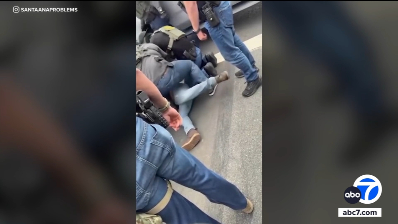 Agentes de la Patrulla Fronteriza detienen a un hombre en Santa Ana ...