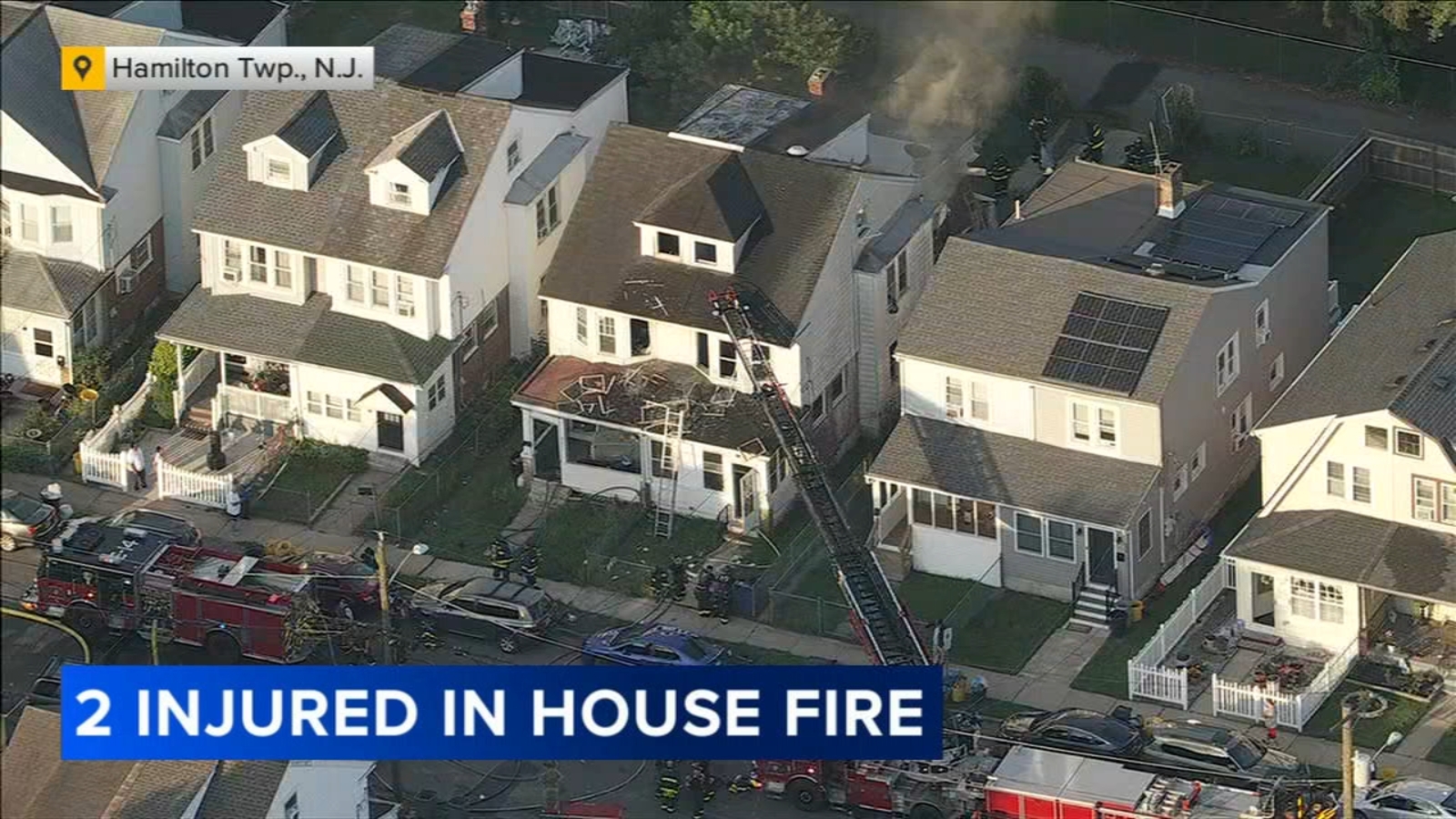 2 rescued by firefighters from house fire in Hamilton Township, Mercer ...