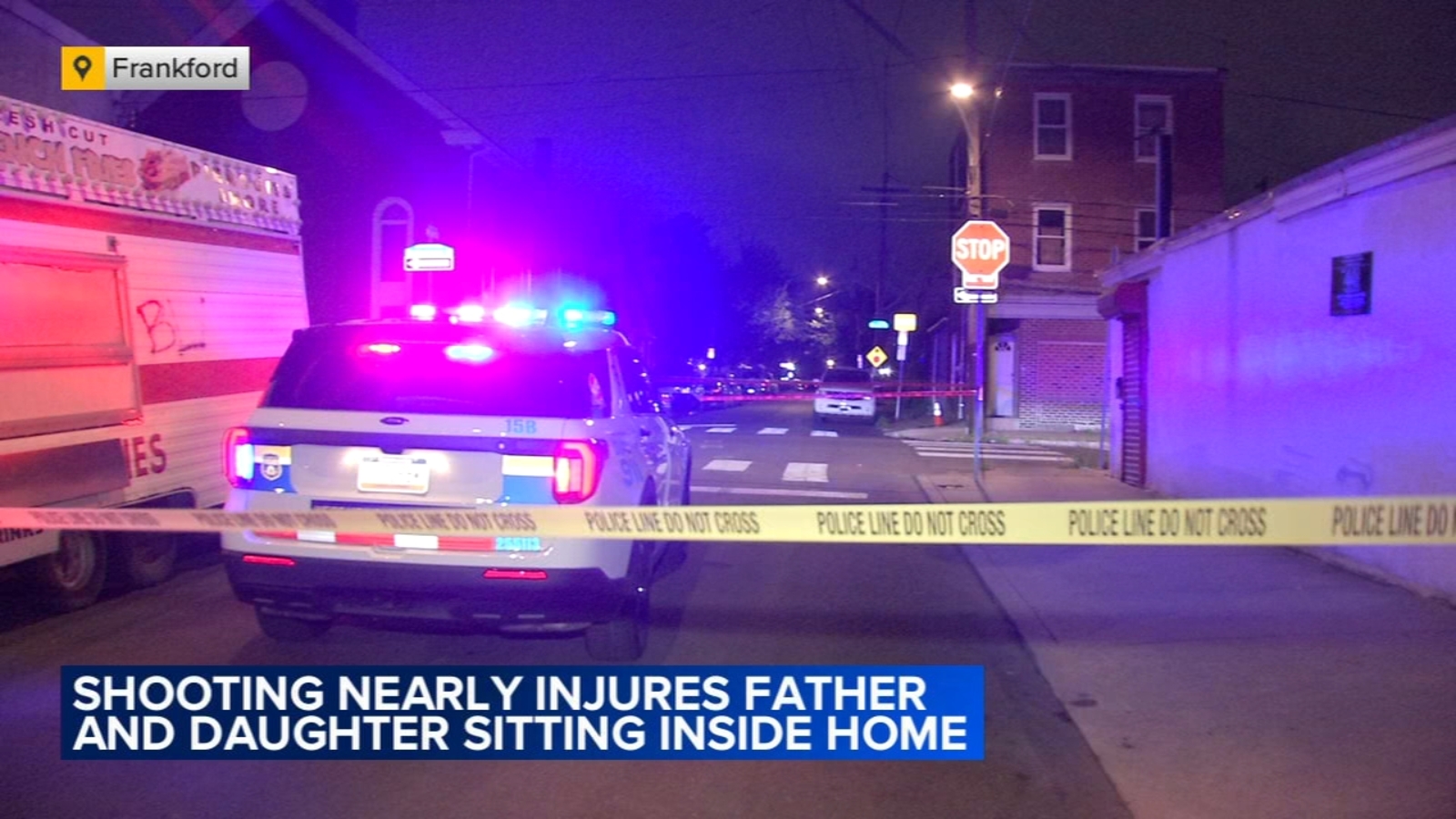 Shooting just misses father and daughter inside home after critically ...