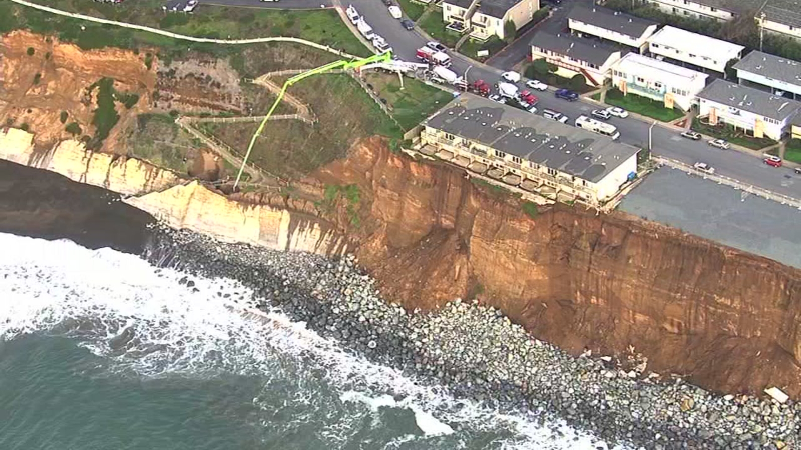 Pacifica City Council votes to demolish building falling into sea ...