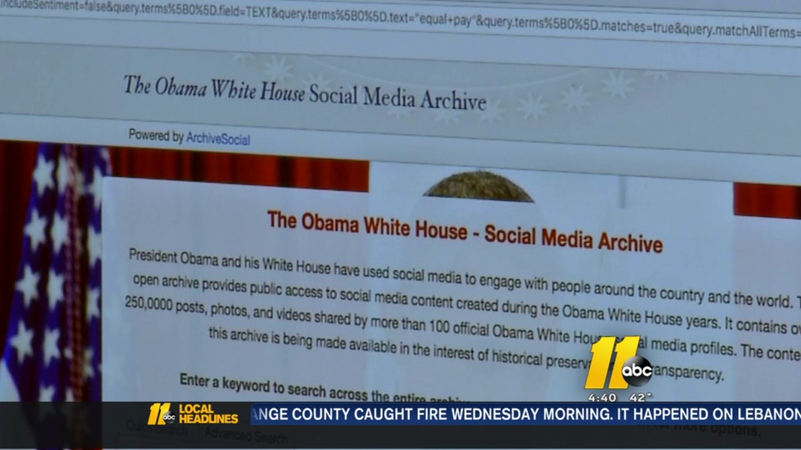 Durham start-up creates Obama's presidential social media archive ...