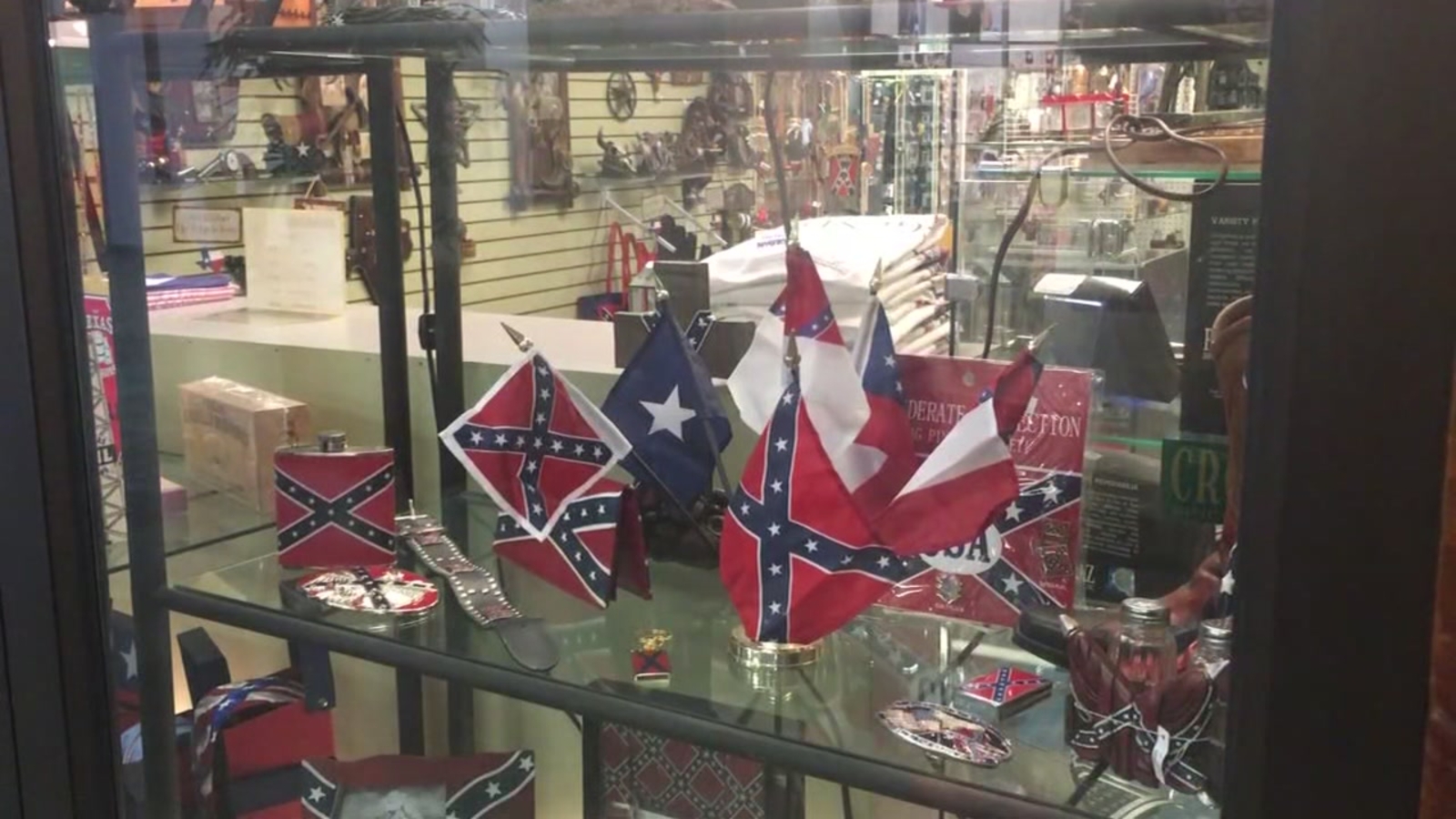 Houston store owner criticized for selling Confederate merchandise ...