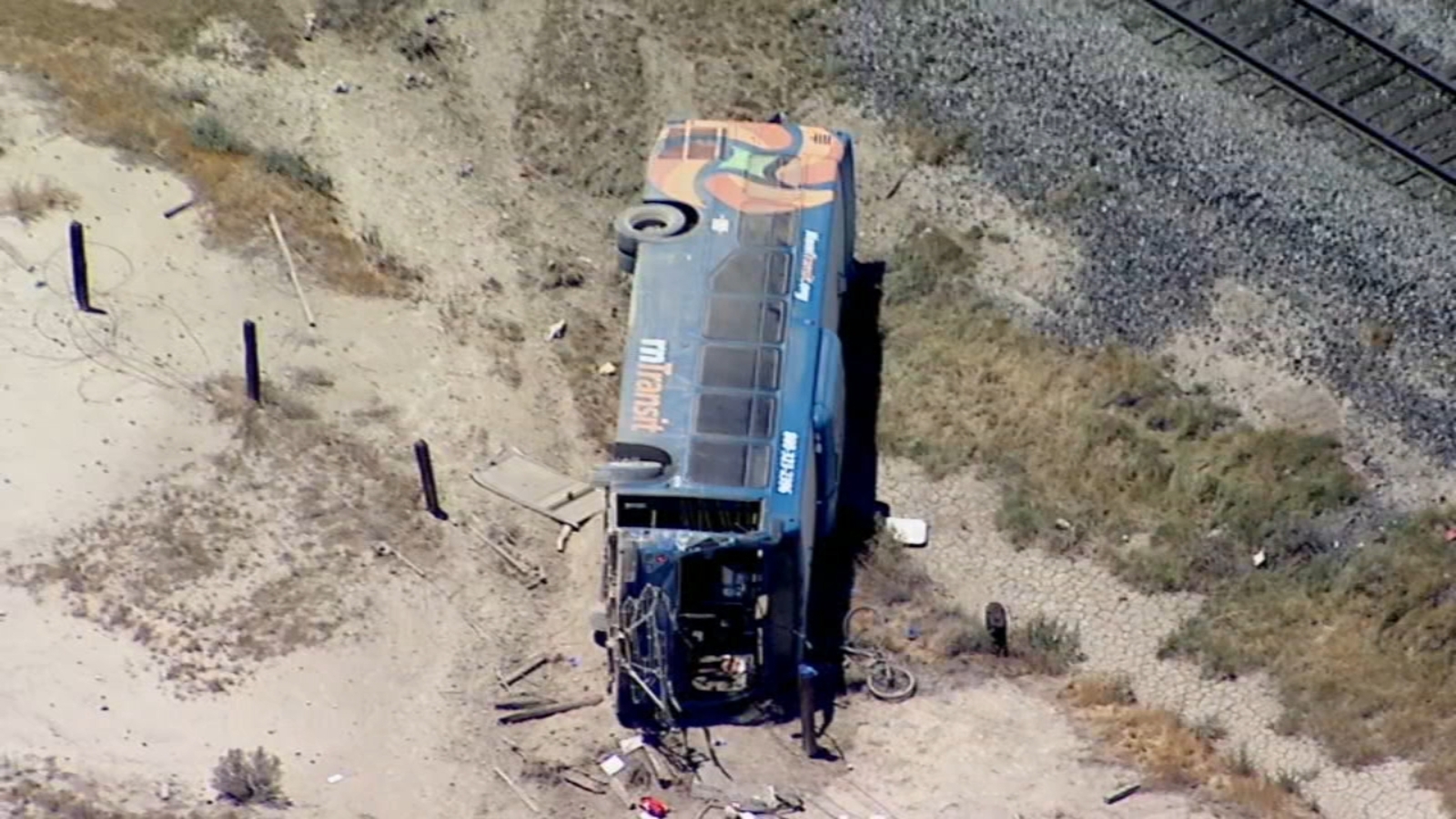 Several injured, including child, after bus overturns in Lancaster ...