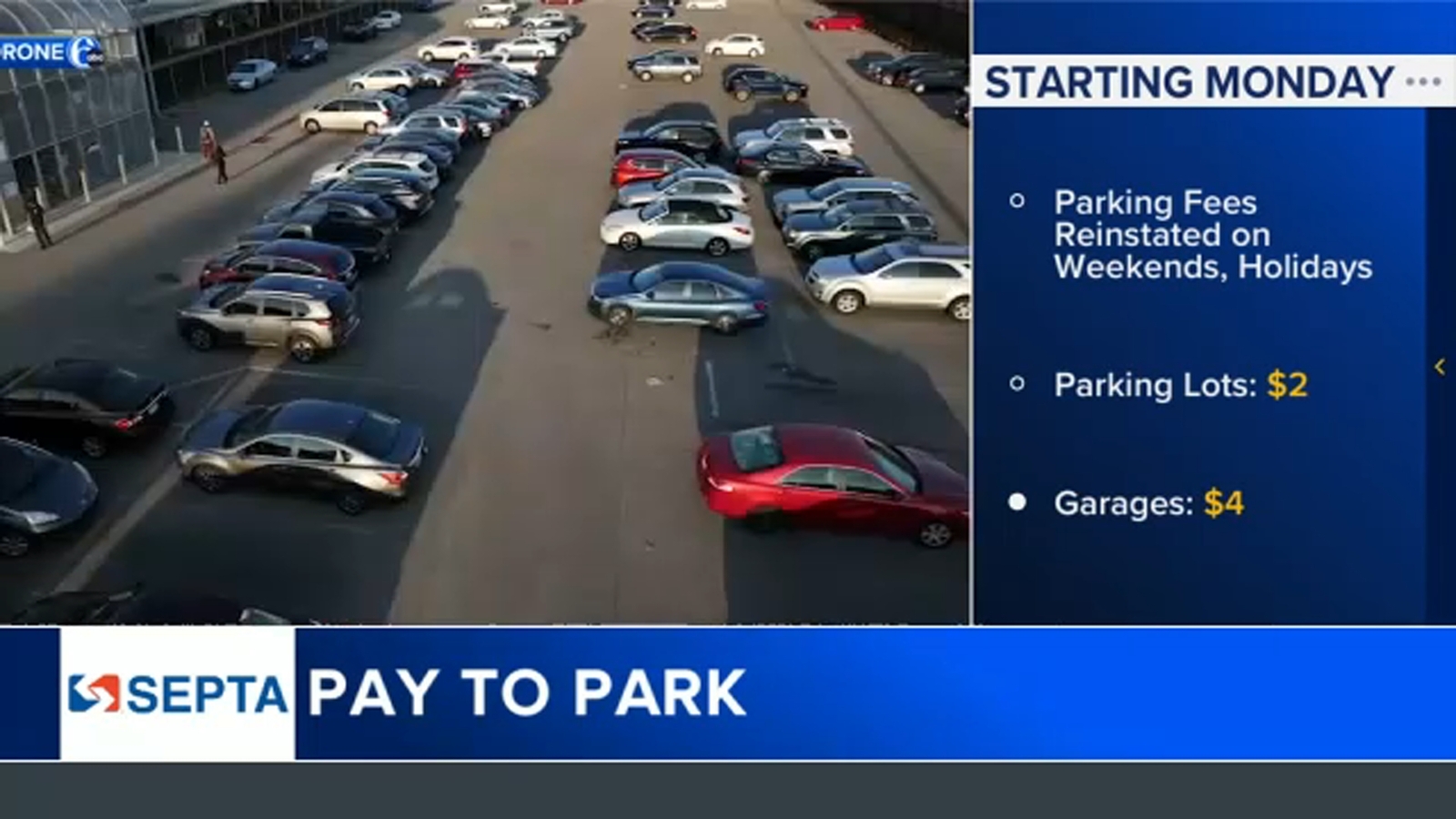 SEPTA to charge parking fees on holidays and weekends starting next ...
