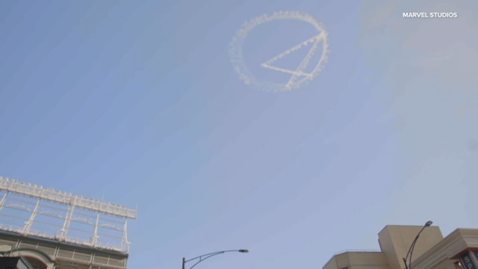 'The Fantastic Four: First Steps' skywriting in Chicago promotes new ...