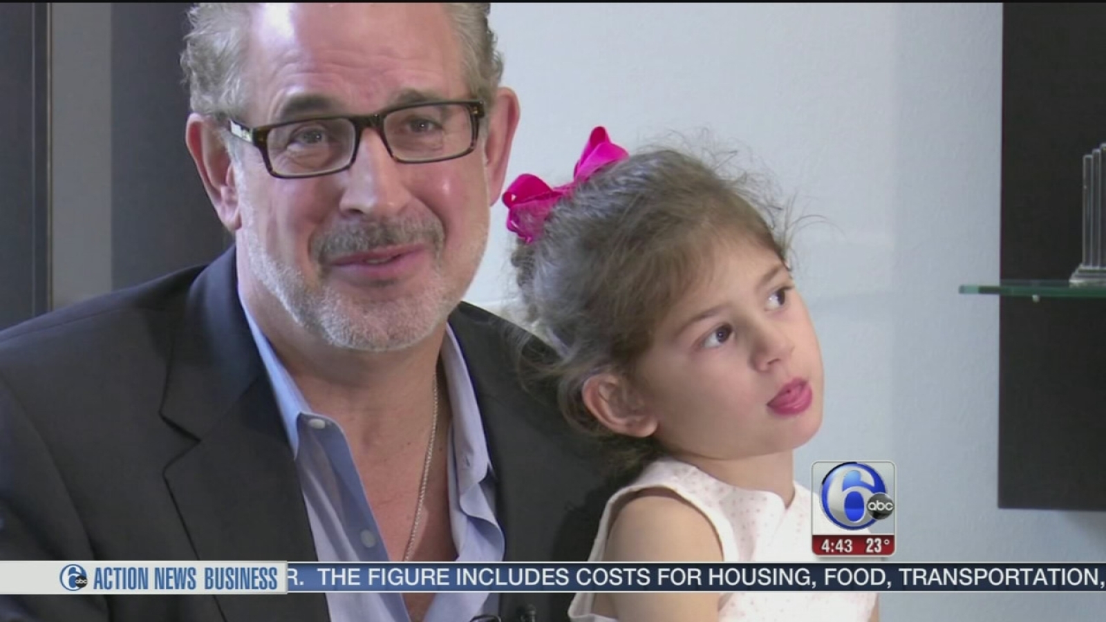 Father and daughter get matching purple hearing aids - 6abc Philadelphia