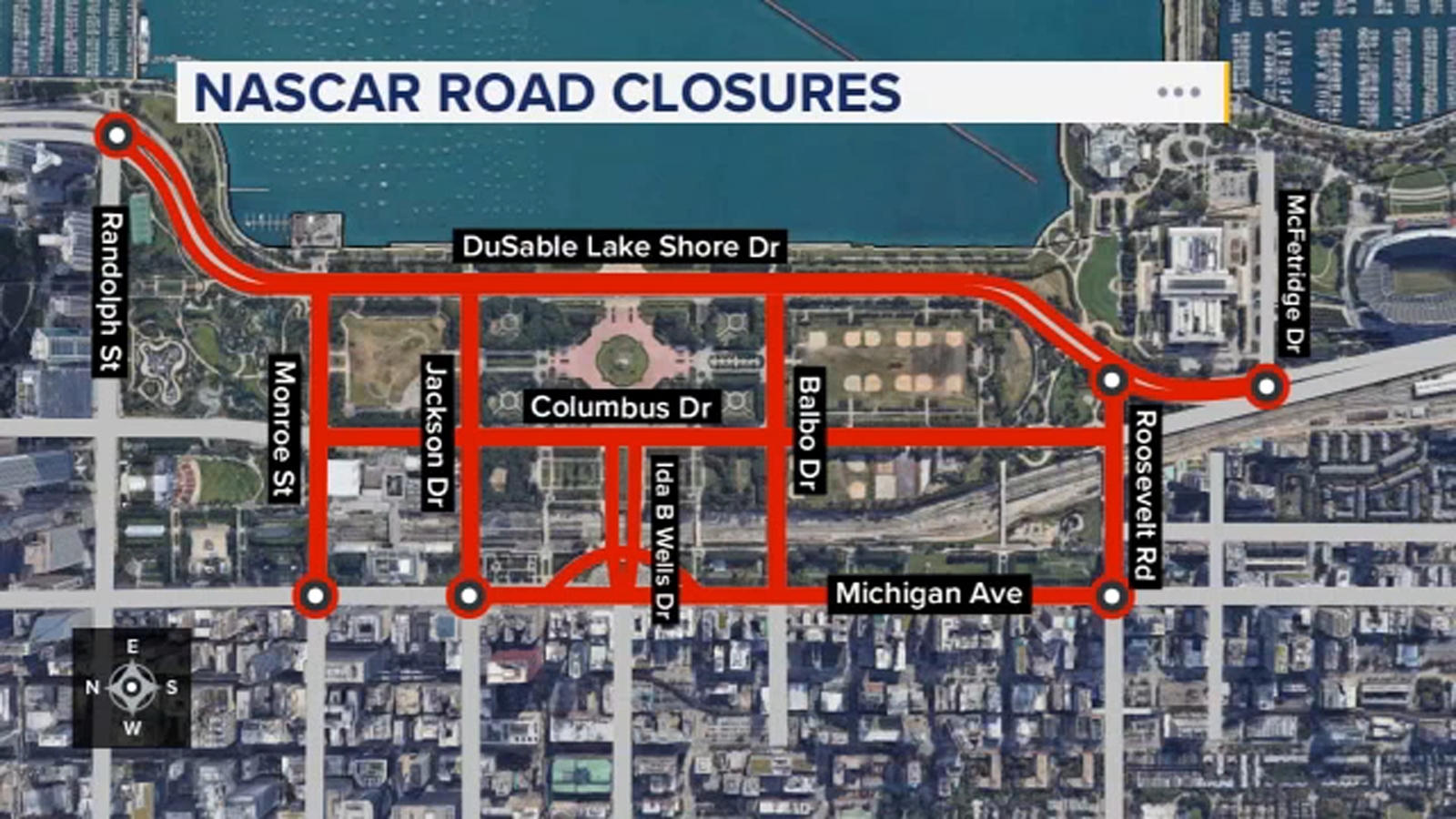 NASCAR news: Expected street closures for Chicago race underway ...