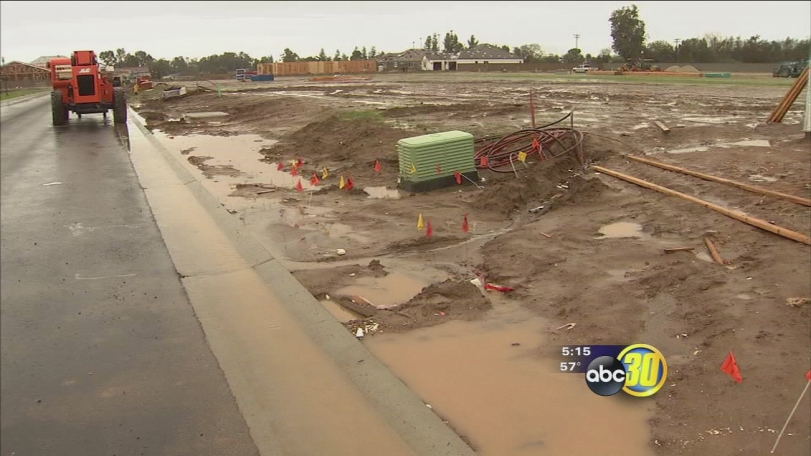 Heavy rains create headache for construction workers and farmers across ...