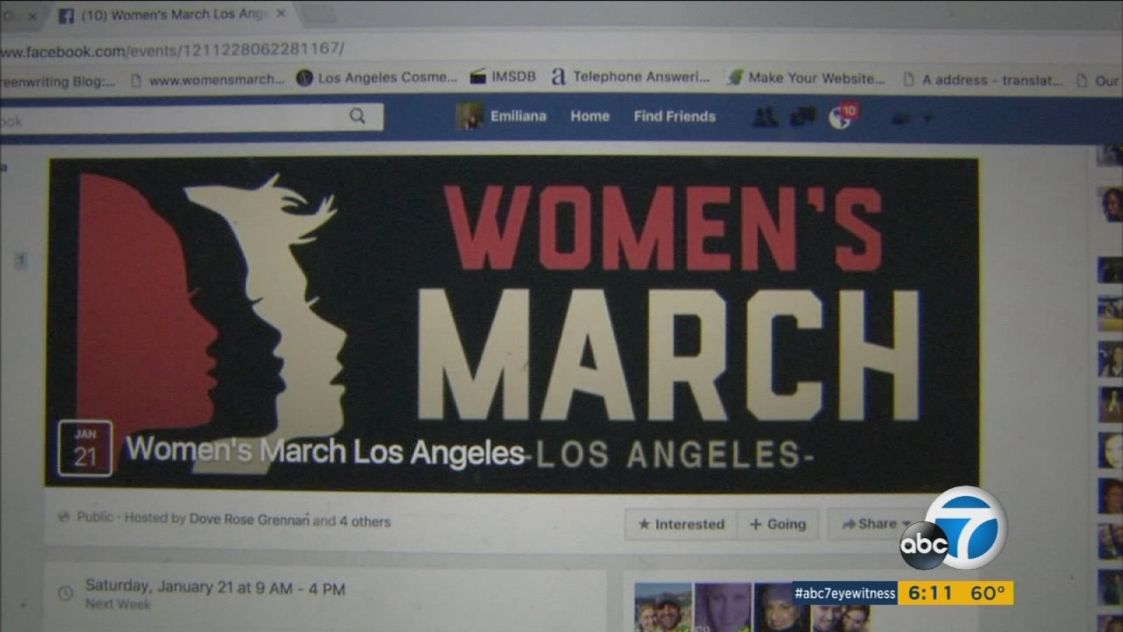 Tens of thousands expected for Women's March LA in downtown - ABC7 Los ...