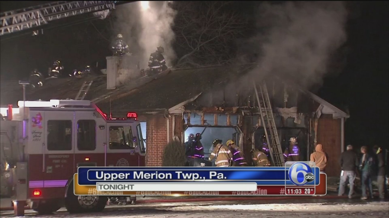 Firefighters battle Upper Merion fire - 6abc Philadelphia