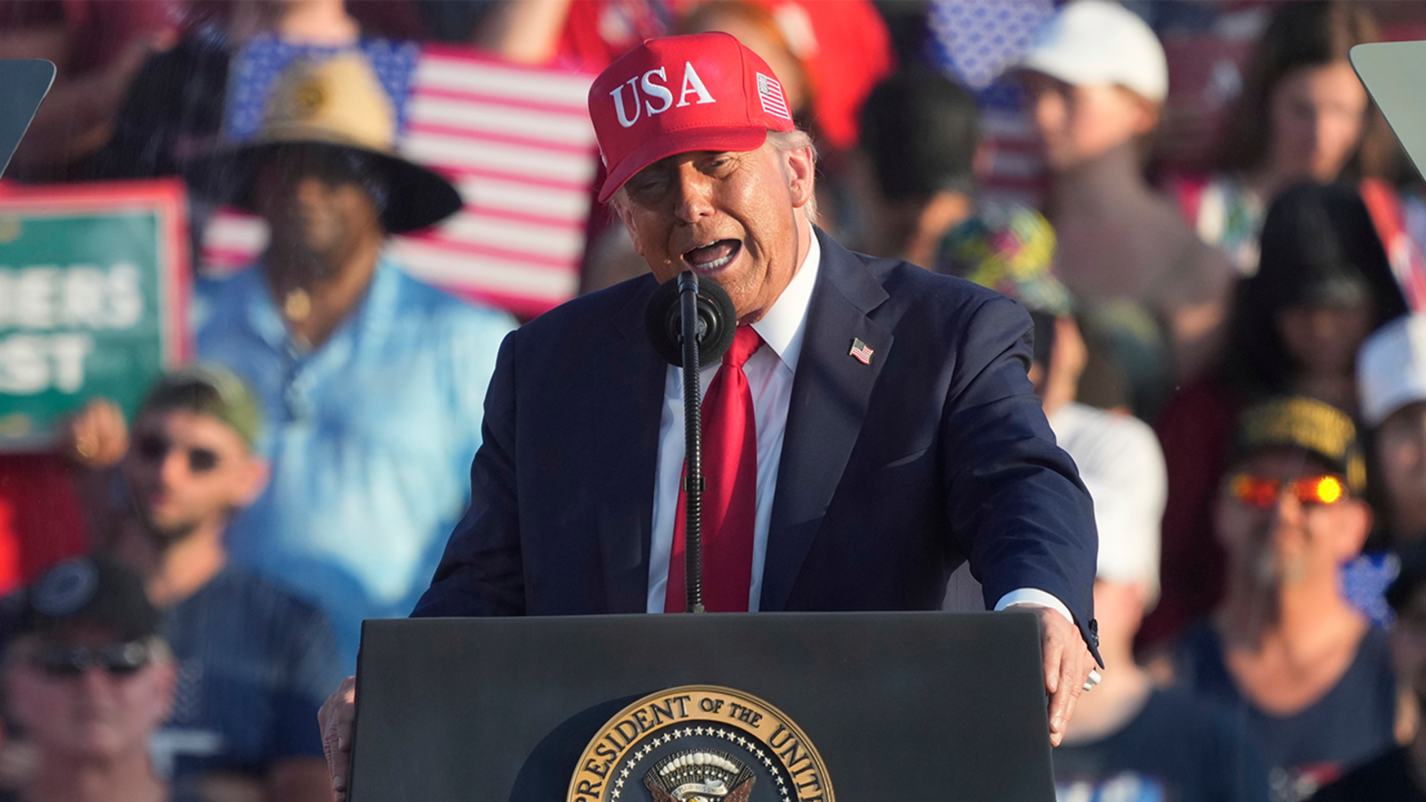 President Donald Trump uses antisemitic slur in Iowa speech to praise ...