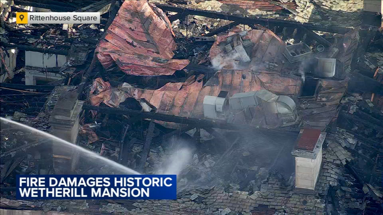 Historic Wetherill Mansion in Philadelphia's Rittenhouse Square damaged ...