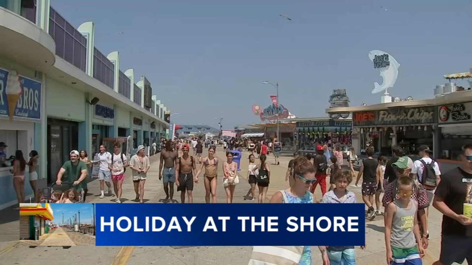 Crowds enjoy holiday weekend Down The Shore - 6abc Philadelphia