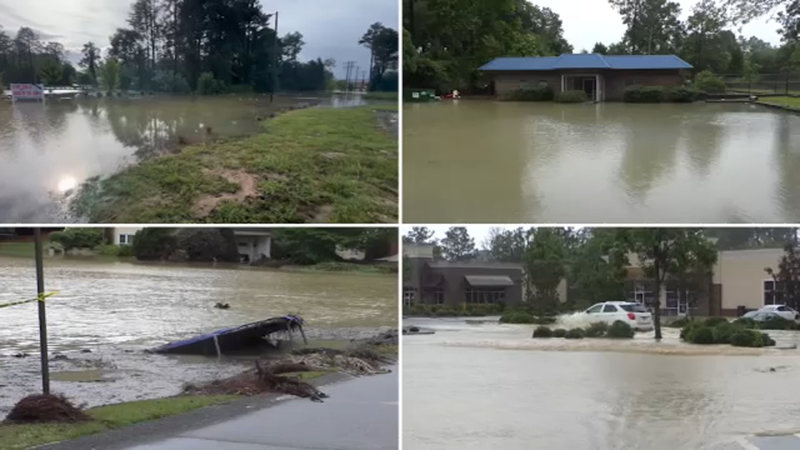 Tropical Depression Chantal brings rain, flooding, causes road damage ...