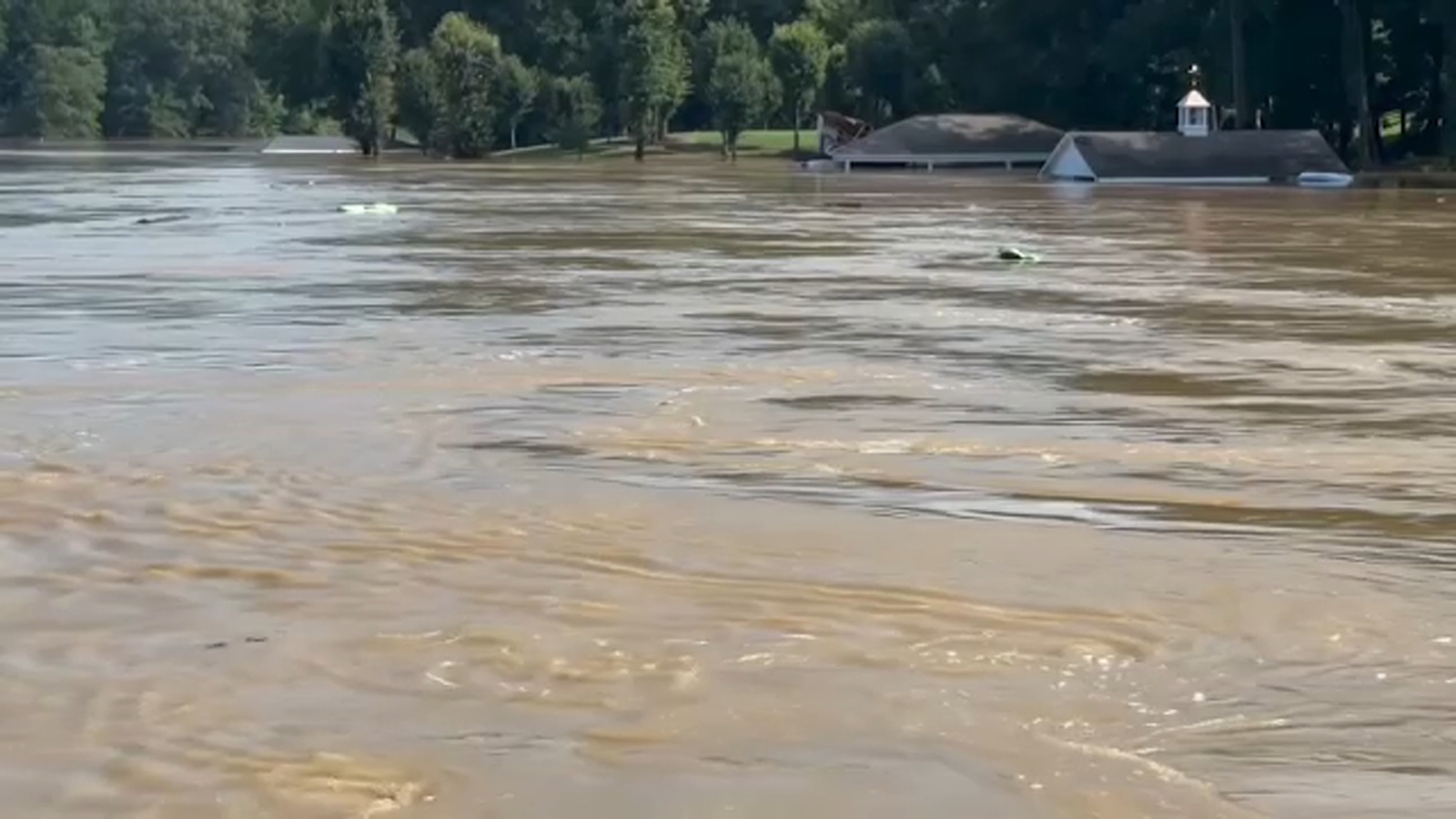 Hyco Lake water levels at roofs of boat houses: VIDEO - ABC11 Raleigh ...