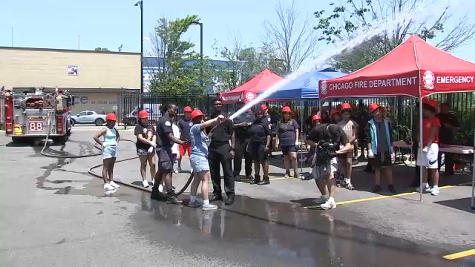 Teens attend 'Camp Courage' hosted by Chicago Fire Department for free ...
