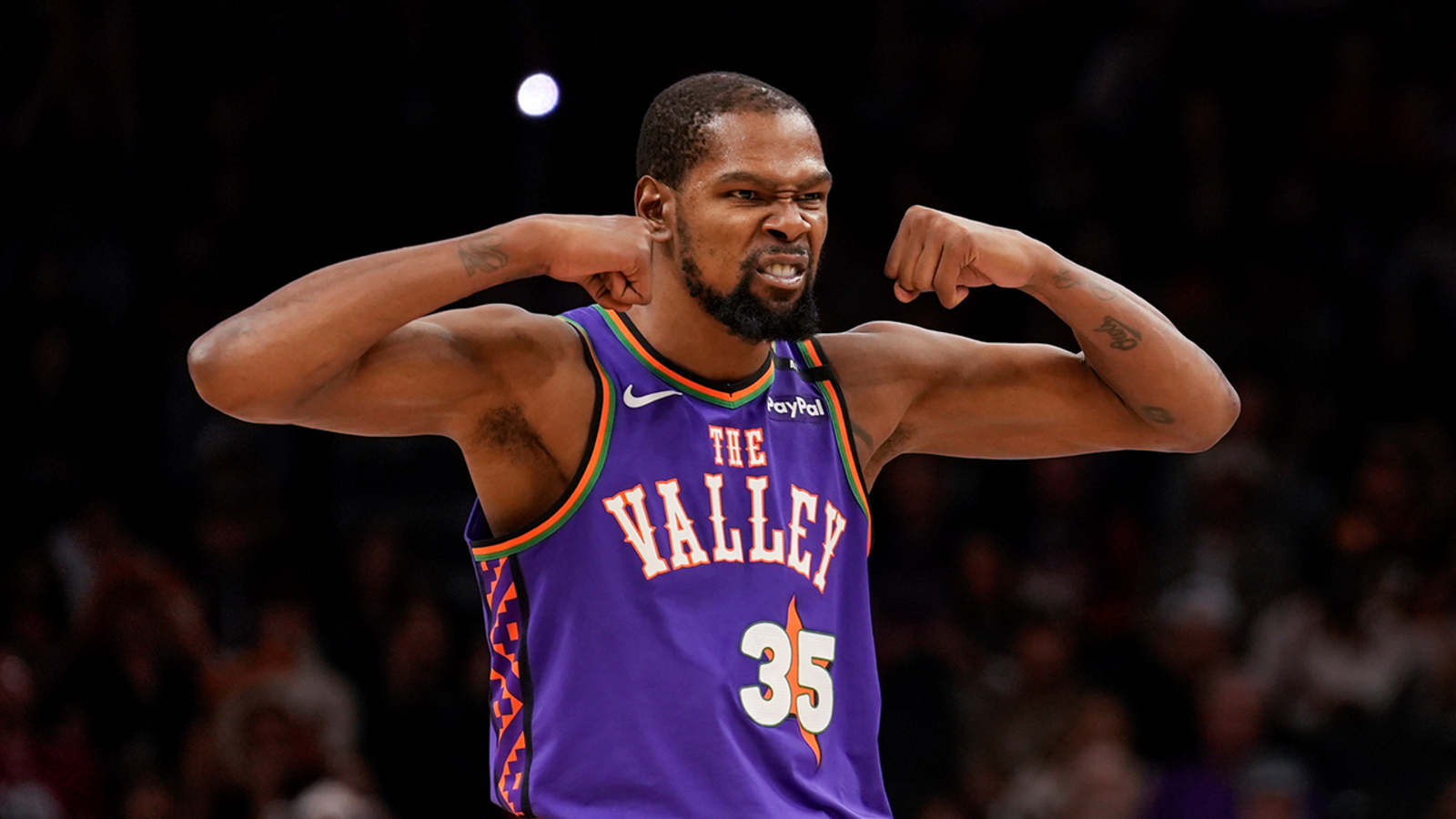 NBA star forward Kevin Durant to wear No. 7 with Houston Rockets, team ...