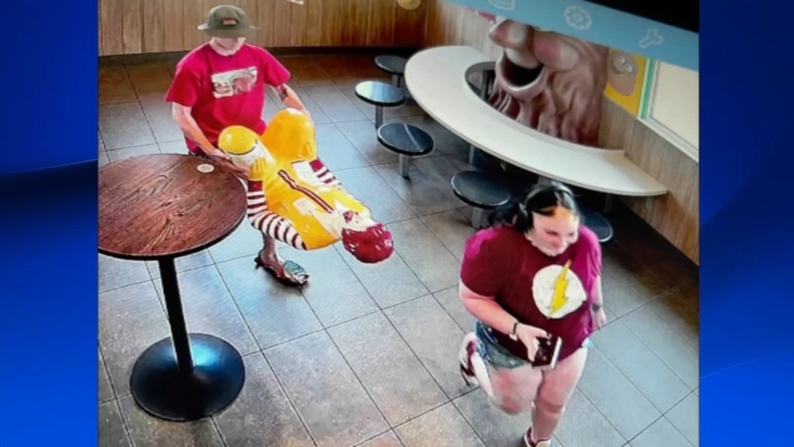 Ronald McDonald statue stolen from McDonald's restaurant in Carbon ...
